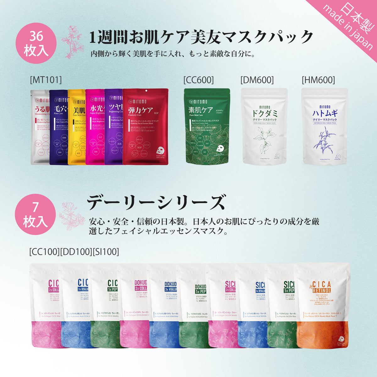 MITOMO ツヤ肌200枚福袋【LBSH0200-B】 – MITOMO Japan